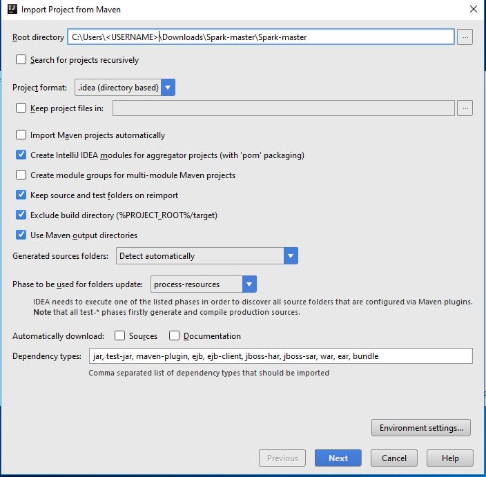 Spark Source Code In IntelliJ IDE
